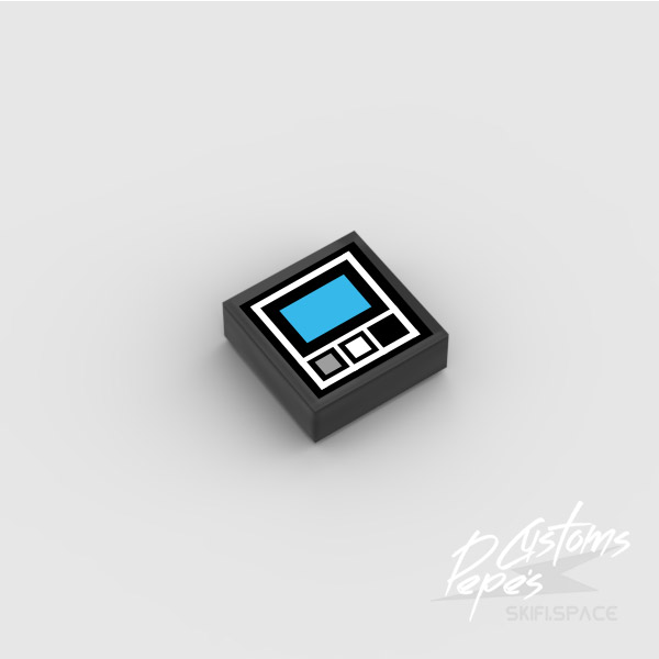 1x1 tile 26 (computer) | PEPE BRICKS - Custom LEGO® printing Europe